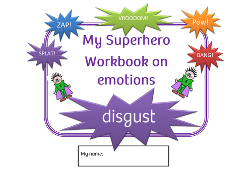Superhero themed emotion booklets and games | Teaching Resources