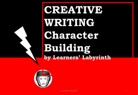 Creative Writing- creating a character | Teaching Resources