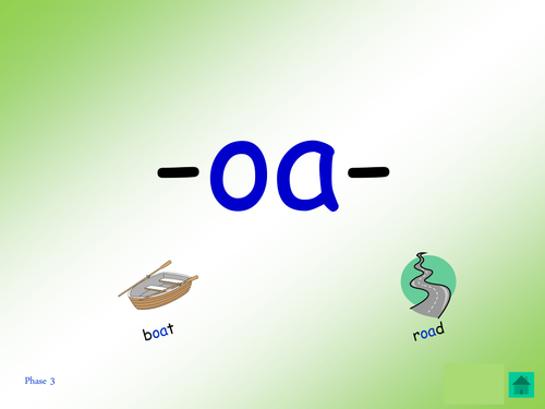 Phase 3: grapheme oa, - ppt, cards, game and revision activities | Teaching Resources