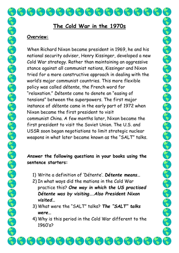 Cold War resources - Teenage Kicks! | Teaching Resources