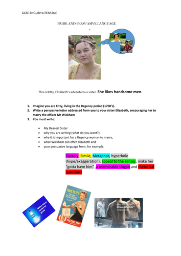Pride and persuasive writing - on Pride & Prejudice and Regency society ...