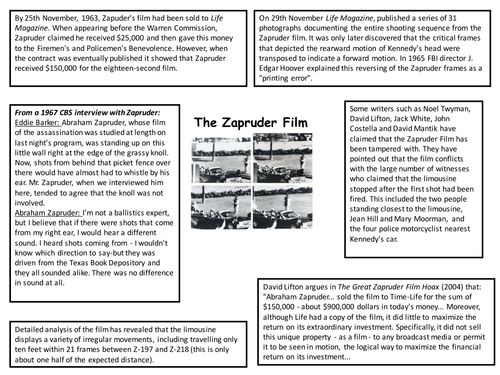 JFK lesson plans and resources | Teaching Resources