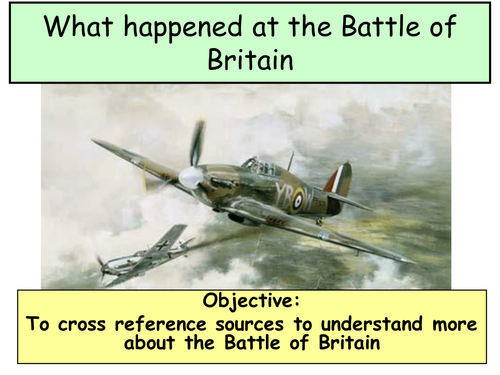 Battle of Britain lessons | Teaching Resources