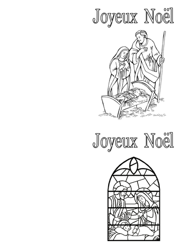 FRENCH - CHRISTMAS - Des Cartes de Noël - Cards | Teaching Resources