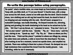 Writing Using Paragraphs | Teaching Resources