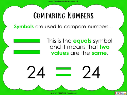Comparing and Ordering Numbers Up to 100 - Year 2 | Teaching Resources