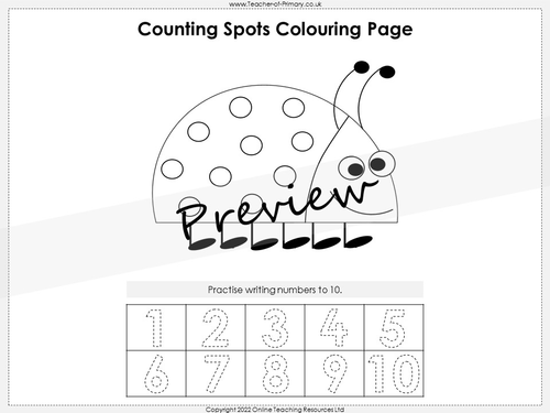 Counting Spots - EYFS | Teaching Resources