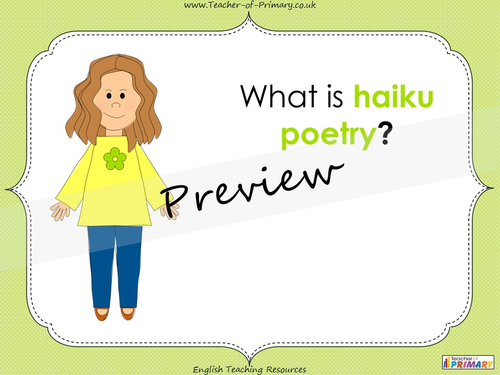 Spring Haiku Poetry - Year 5 and 6 | Teaching Resources