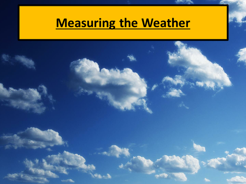 Measuring the weather | Teaching Resources