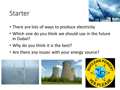 Energy Resources Renewable Energy Debate | Teaching Resources