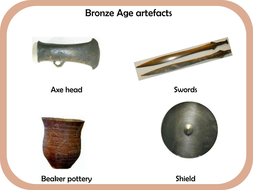 The Stone Age, Bronze Age and Iron Age display pack: Posters headings ...