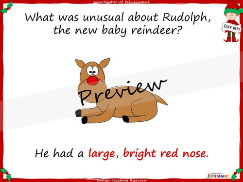 Rudolph Saves Christmas - KS1 | Teaching Resources