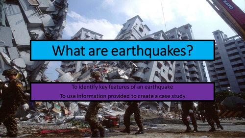 What are earthquakes/Case study | Teaching Resources