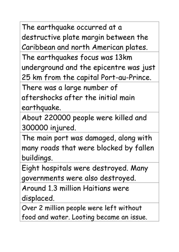 What are earthquakes/Case study | Teaching Resources
