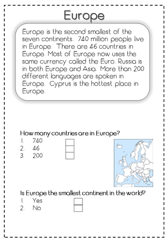 10 New Curriculum KS1 and Lower KS2 English Early Reading Comprehension ...