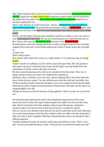 The Highwayman Narrative Poetry, Persuasive Writing & Recounts ...