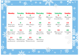 Christmas Kindness Calendar | Teaching Resources