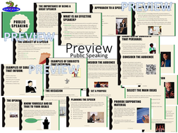 Public Speaking PowerPoint | Teaching Resources