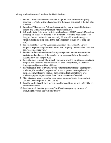 Rhetorical Analysis Unit | Teaching Resources