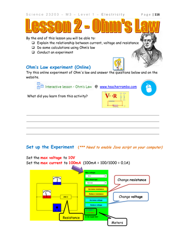 Ohm's Law (Physics) | Teaching Resources