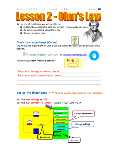 Ohm's Law (Physics) | Teaching Resources