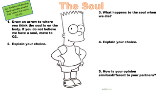 BART SELLS HIS SOUL - AFTERLIFE | Teaching Resources
