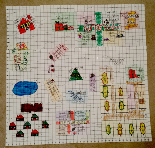 Santa's Village Christmas Map Project | Teaching Resources