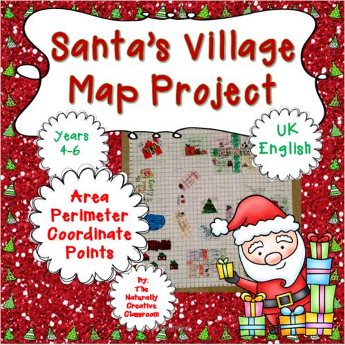 Santa's Village Christmas Map Project | Teaching Resources