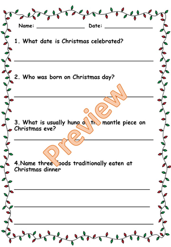 English Christmas History and Traditions Activities(PPT and activities ...