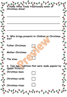 English Christmas History and Traditions Activities(PPT and activities ...