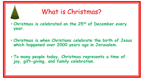 English Christmas History and Traditions Activities(PPT and activities ...