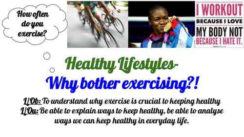 Post 16 PSHCEE Healthy lifestyles- Exercise and keeping fit when you ...