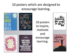 10 posters to inspire learning | Teaching Resources