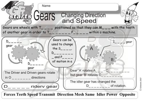 Starter and Plenary activities for Mechanisms | Teaching Resources