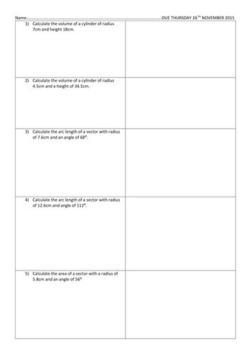 A collection of mixed GCSE type question worksheets | Teaching Resources