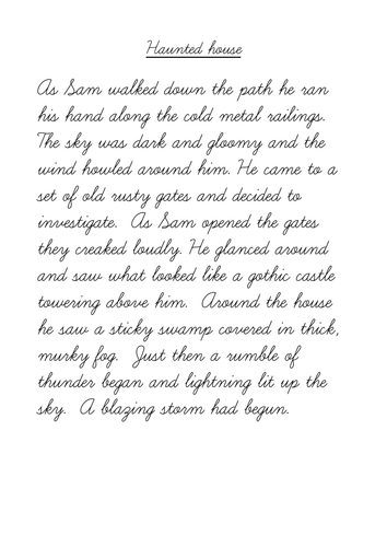 Atmospheric writing and settings KS2 - Presentations, worksheets and ...