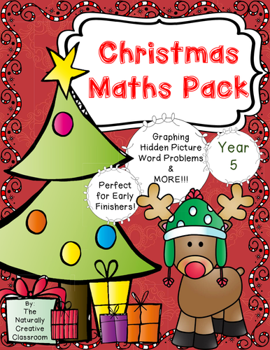 Christmas Maths Pack for Year 5 | Teaching Resources