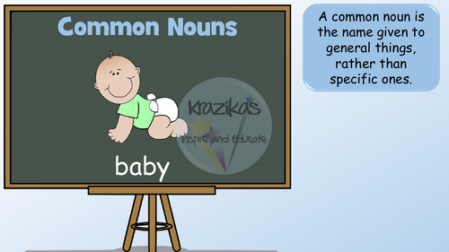 Nouns PowerPoint Lesson | Teaching Resources