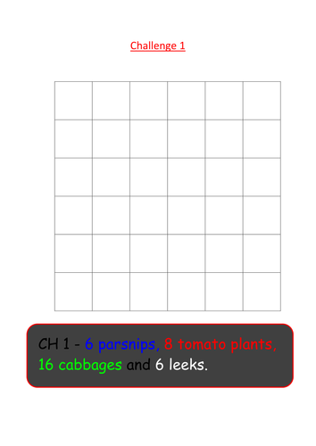 Maths Investigation Problem solving with arrays | Teaching Resources