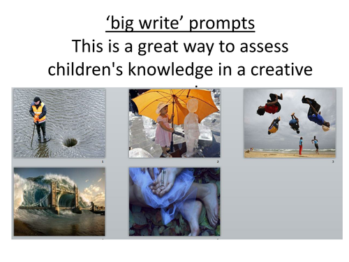 BIG WRITE PROMPTS | Teaching Resources