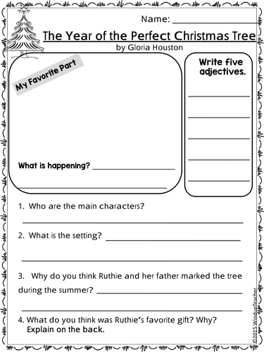 The Year of the Perfect Christmas Tree Activity Pack | Teaching Resources