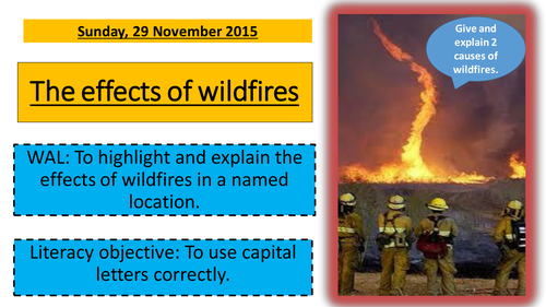 Effects of wildfires | Teaching Resources
