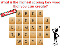 Scrabble Starter | Teaching Resources