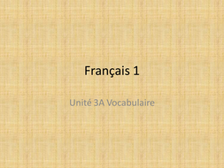 French family vocabulary introduction | Teaching Resources