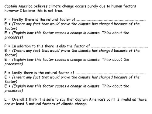 Natural Causes of Climate Change | Teaching Resources