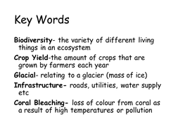 Effects of Climate Change | Teaching Resources