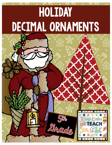 Holiday Decimal Review - Round Decimals, Add Decimals, Multiply ...