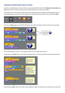 Scratch - Ultimate Space Game (Scratch, programming, KS3, computing, coding, scripts, arcade ...