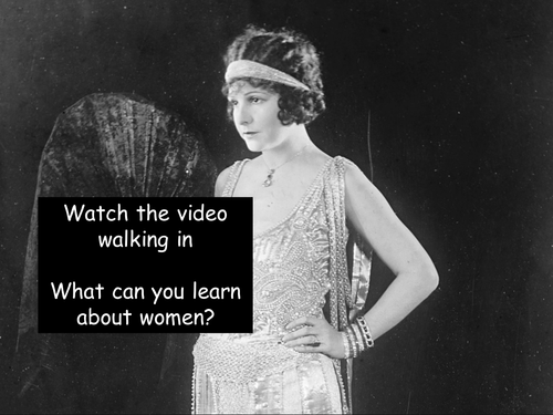 USA 1919-41: Topic 2- US Society- (Roaring 20s; Women; Prohibition ...