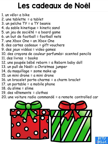 Letter to Father Christmas in French | Teaching Resources